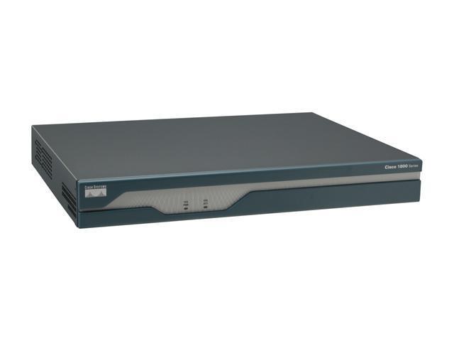 CISCO 1800 Series CISCO1841T1 10/100Mbps Router bundle w/ IOS IP Base ...