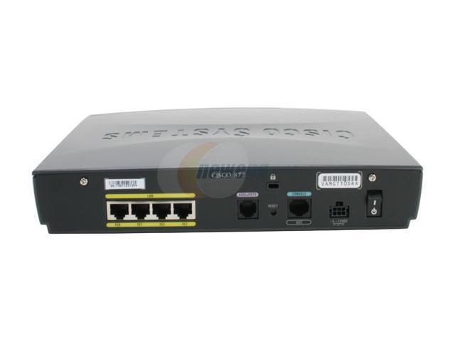 CISCO CISCO877-SEC-K9 10/100Mbps ADSL Security Bundle /w PLUS Feature ...