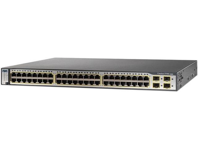 CISCO Catalyst WS-C3750G-48TS-E Stackable Gigabit Ethernet Switch - Newegg.com