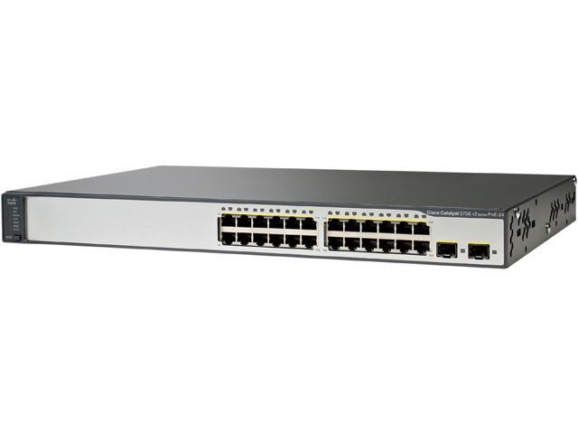 CISCO Catalyst 3750 v2 Series WS-C3750V2-24PS-S Switch - Newegg.com
