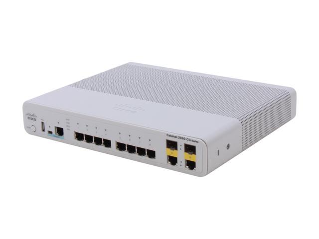 CISCO Catalyst 2960-C WS-C2960CG-8TC-L Managed Compact Switch - Newegg.com