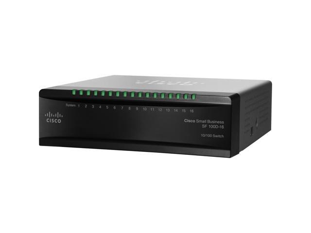 Cisco SF100D-16 16-Port 10/100 Desktop Switch - Newegg.com