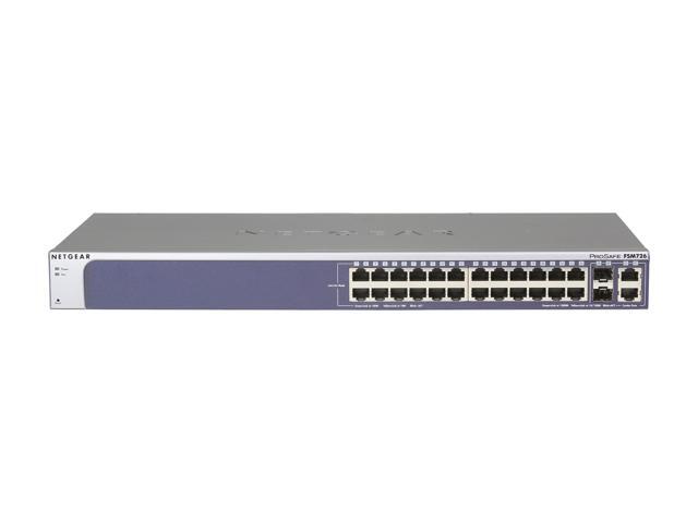 NETGEAR FSM726-300NAS ProSafe Managed Switch - Newegg.com