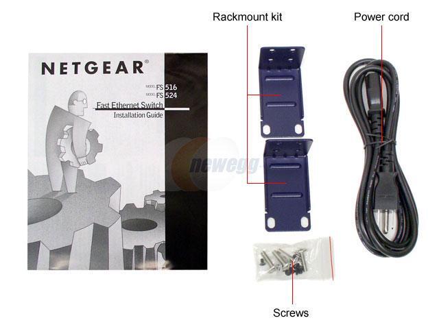 NETGEAR FS524 Rackmount Switch - Newegg.com