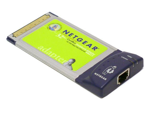 NETGEAR FA511 10/100Mbps PCMCIA Ethernet Adapter - Newegg.com