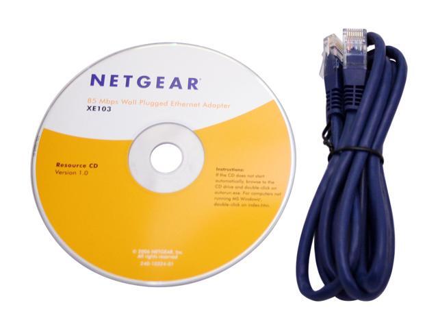 NETGEAR XE103 85 Mbps Wall-Plugged Ethernet Adapter - Newegg.com