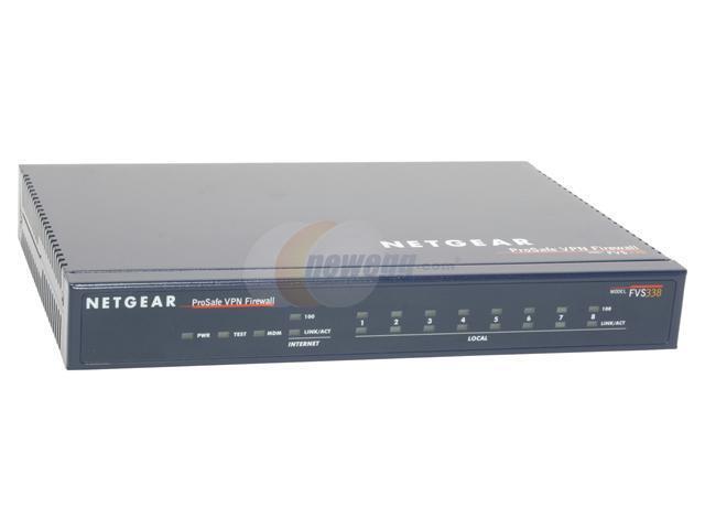 NETGEAR Fvs338 VPN Wired VPN Firewall 50 8-port 10/100 Mbps Switch ...