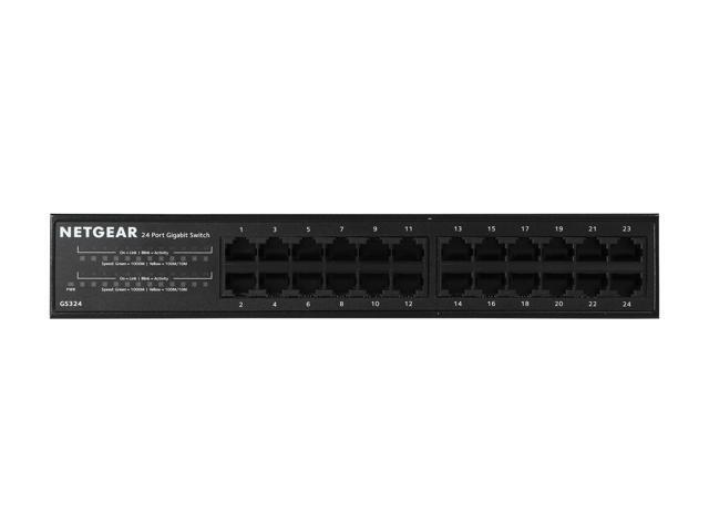 NETGEAR 24-Port Gigabit Ethernet Switch, Rackmount - Newegg.com