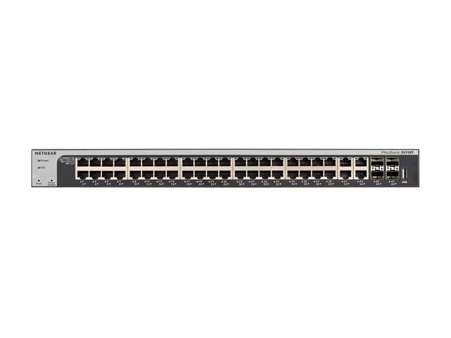NETGEAR 48-Port 10G Ethernet Smart Switch (XS748T) - Managed with 4 x ...