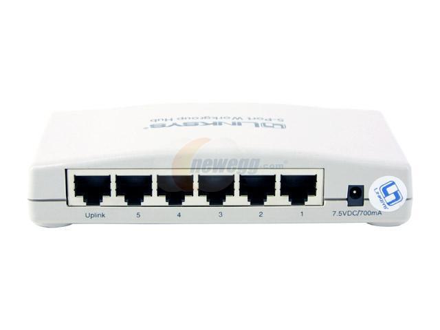 LINKSYS EW5HUB Instant Ethernet Workgroup 10M 5-port Hub - Newegg.com