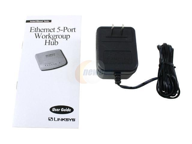 LINKSYS EW5HUB Instant Ethernet Workgroup 10M 5-port Hub - Newegg.com