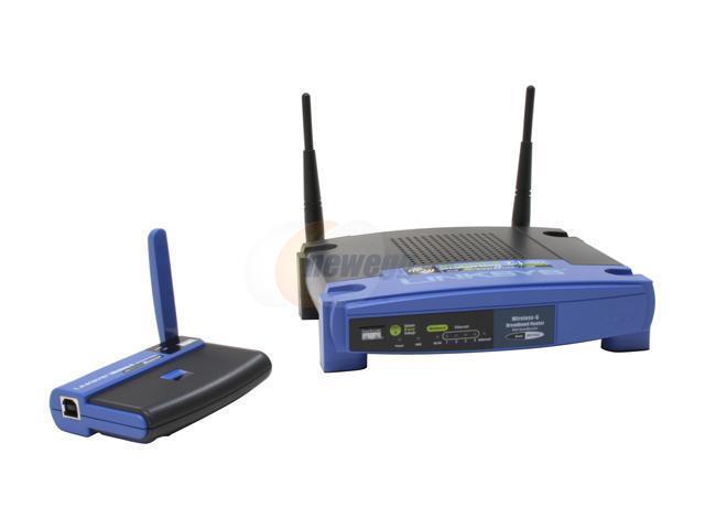 Linksys WKUSB54GS Wireless-G USB Kit with SpeedBooster - Newegg.com