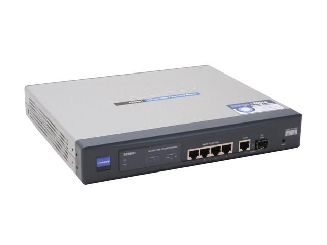 LINKSYS RV0041 10/100/1000Mbps 4-Port VPN Router - Newegg.com
