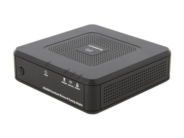 Open Box: Linksys WGA600N-RM Ethernet Port Dual-Band Wireless-N Gaming Adapter - Newegg.com