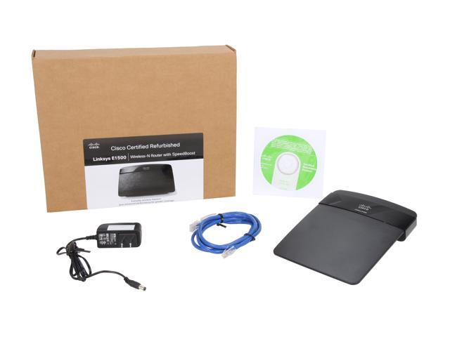 Refurbished: Linksys E1500-RM Wireless-N Router with SpeedBoost ...