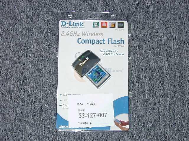D-Link DCF-650W CompactFlash Card Wireless Adapter - Newegg.com