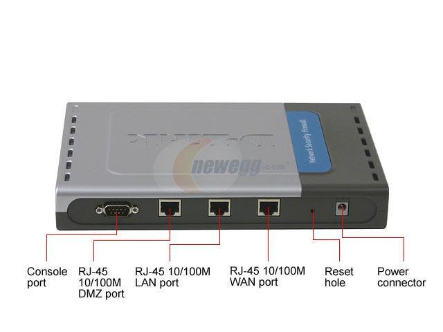 D-Link DFL-700 VPN Wired Desktop VPN Firewall - Newegg.com