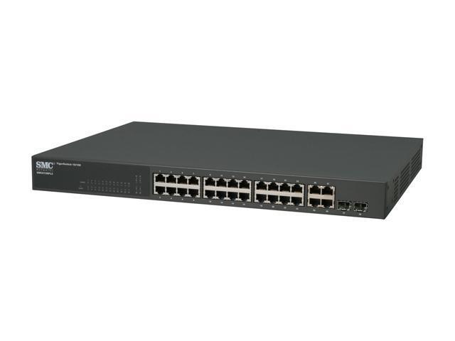 SMC LG-ERICSSON SMC6128PL2 TigerSwitch Managed Layer 2 Switch - Newegg.com