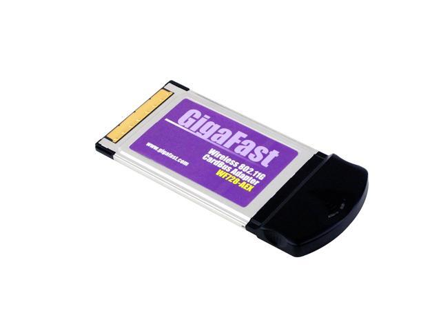 GIGAFAST WF728-AEX 54Mbps Wireless CardBus Adapter - Newegg.com