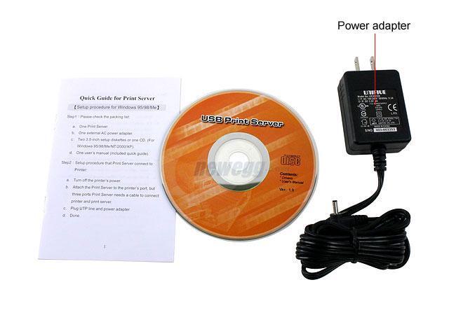 Zonet ZPS1000 Pocket-Sized Print Server - Newegg.com