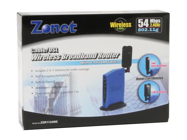 Zonet ZSR1124WE Wireless Router - Newegg.com