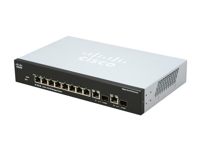 Cisco SF302-08 (SRW208G-K9-NA) 8-port 10/100 Managed Switch with ...