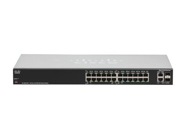 Cisco Small Business 200 Series SLM224PT-NA PoE Switch SF200-24P ...