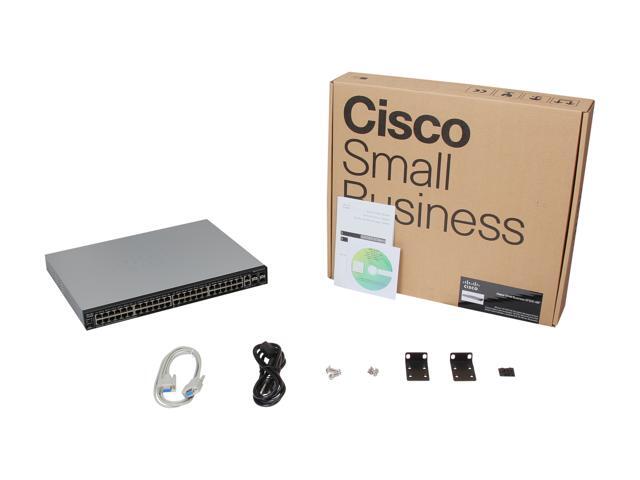 Cisco Small Business 500 Series SF500-48P-K9-NA PoE Stackable Managed ...