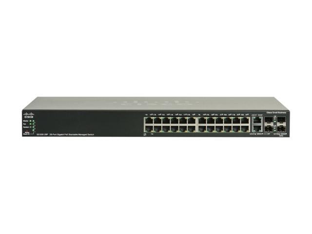 Cisco Small Business 500 Series SG500-28P-K9-NA PoE Stackable Gigabit ...