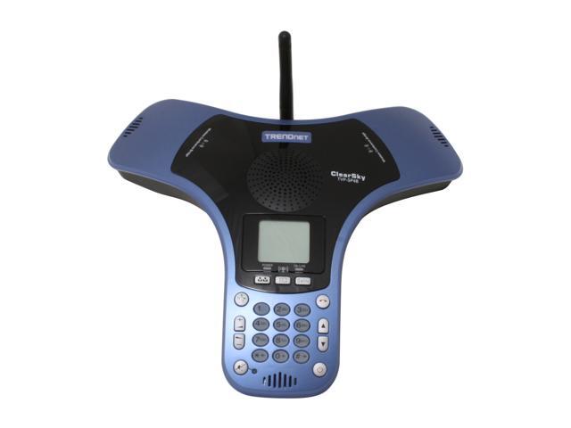 TRENDNET TVP-SP4BK ClearSky Bluetooth Wireless VoIP Conference Phone ...