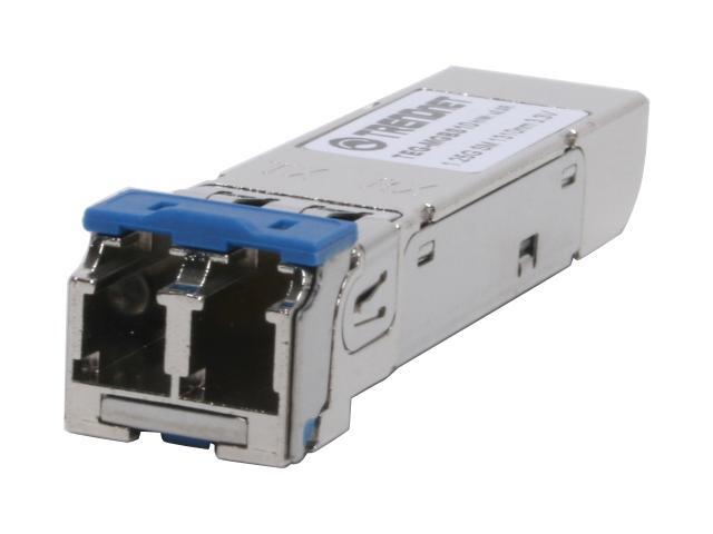 TRENDnet SFP to RJ45 Mini-GBIC Single-Mode LC Module, TEG-MGBS10, For ...