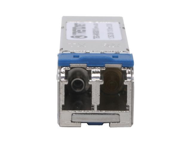 TRENDnet SFP to RJ45 Mini-GBIC Single-Mode LC Module, TEG-MGBS10, For ...