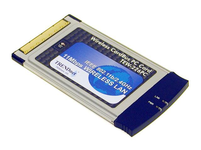 TRENDnet TEW-226PC 11Mbps Wireless PCMCIA Ethernet Adapter - Newegg.com