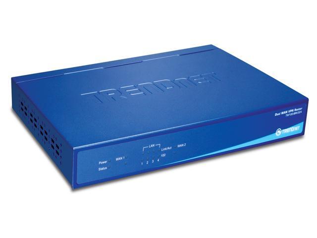 TRENDnet TW100-BRV324 10/100Mbps 4-Port Dual WAN VPN Firewall Router ...