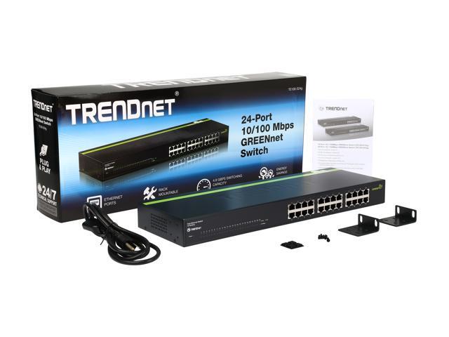 TRENDnet TE100-S24G GREENnet Switch - Newegg.com
