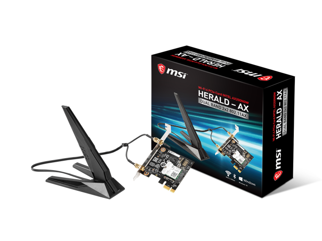 MSI B905C Wifi card/AX210 for LA, Wi-Fi 6E, Supports Bluetooth 5.2 ...