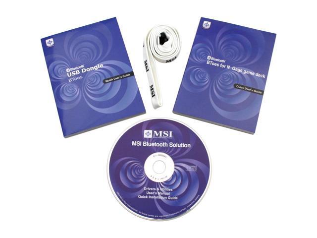 MSI BToes USB 1.1 USB key Bluetooth - Newegg.com