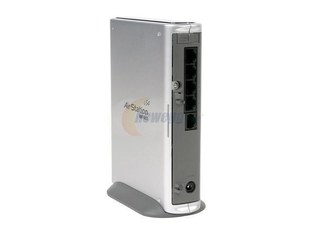 BUFFALO WZR-RS-G54 125 High-Speed Mode Wireless Secure Remote Gateway ...