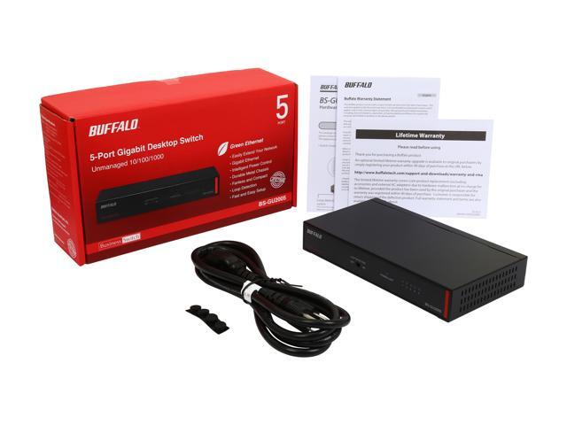 Buffalo BS-GU2005 5-Port Gigabit Green Ethernet Switch - Newegg.com