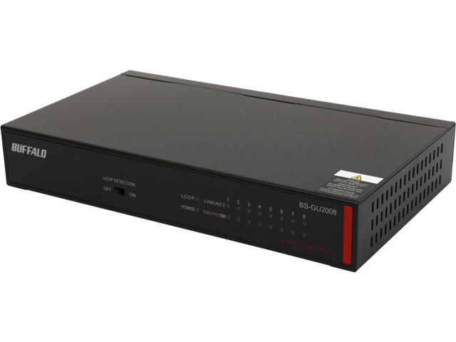 Buffalo BS-GU2008 8-Port Gigabit Green Ethernet Switch - Newegg.com