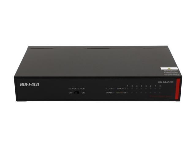 Buffalo BS-GU2008 8-Port Gigabit Green Ethernet Switch - Newegg.com