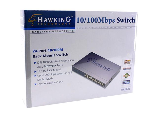 HAWKING HFS24T 24-Port Rack Mount Switch - Newegg.com
