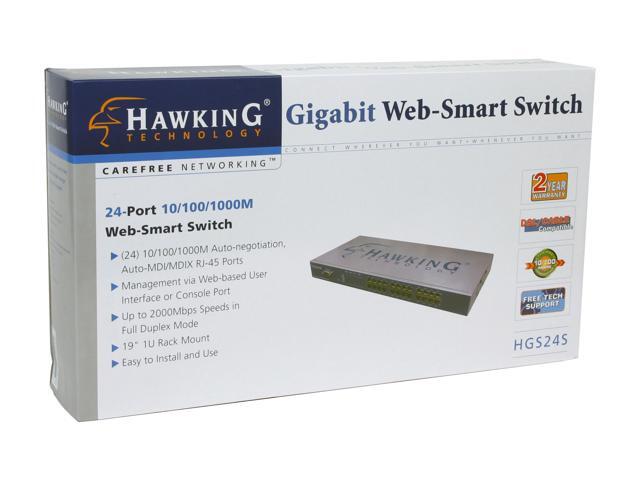 HAWKING HGS24S Gigabit Web-Smart Switch - Newegg.com