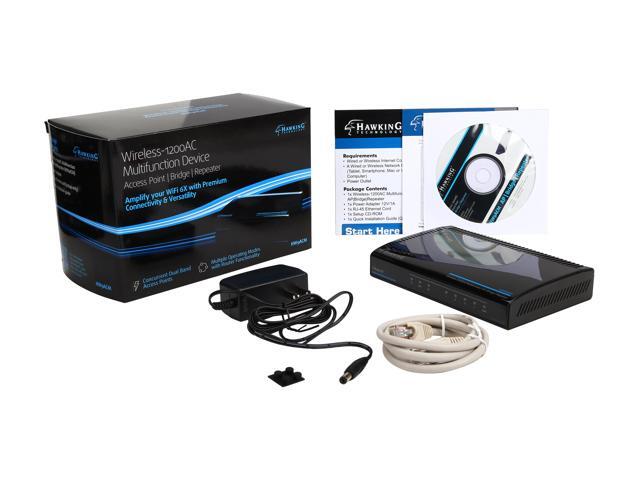 Hawking Technology Wireless-AC1200 Multifunction Access Point, Bridge ...