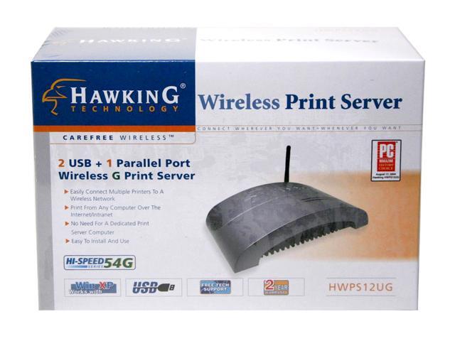 HAWKING HWPS12UG Wireless G Print Server - Newegg.ca