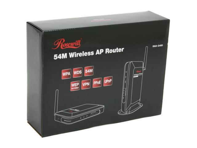 Rosewill RNX-G400 Wireless-G Broadband Router - Newegg.com