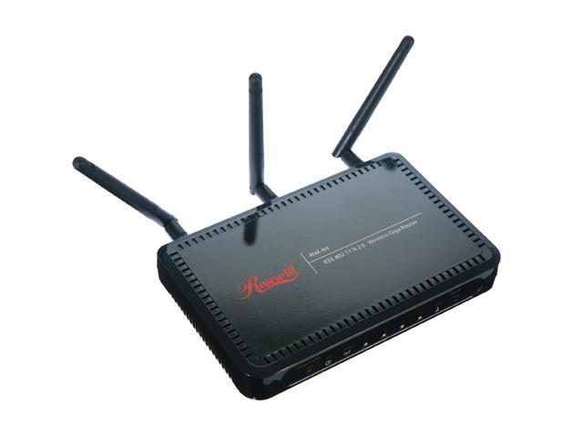 Rosewill RNX-N4 IEEE 802.11b/g/n Wireless-N 2.0 Gigabit Router (2T3R ...