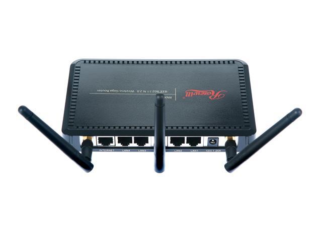 Rosewill RNX-N4 IEEE 802.11b/g/n Wireless-N 2.0 Gigabit Router (2T3R ...