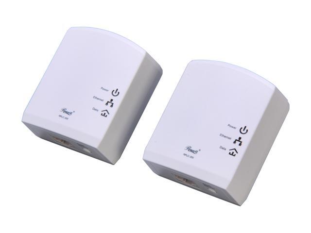 Rosewill RPLC-200KIT Premium 200Mbps Powerline AV+ mini Wall-Plug ...