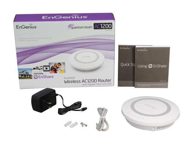 Open Box: EnGenius ESR1200 Dual Band Wireless AC1200 Xtra Range Router ...